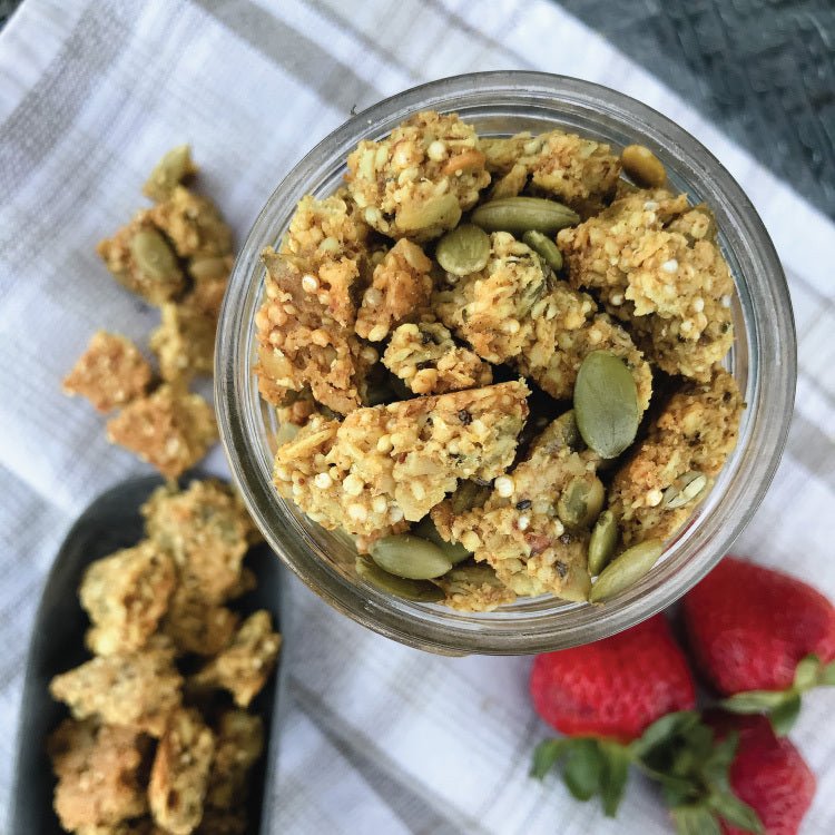 Golden Turmeric Granola Clusters Recipe – Organika Health Products