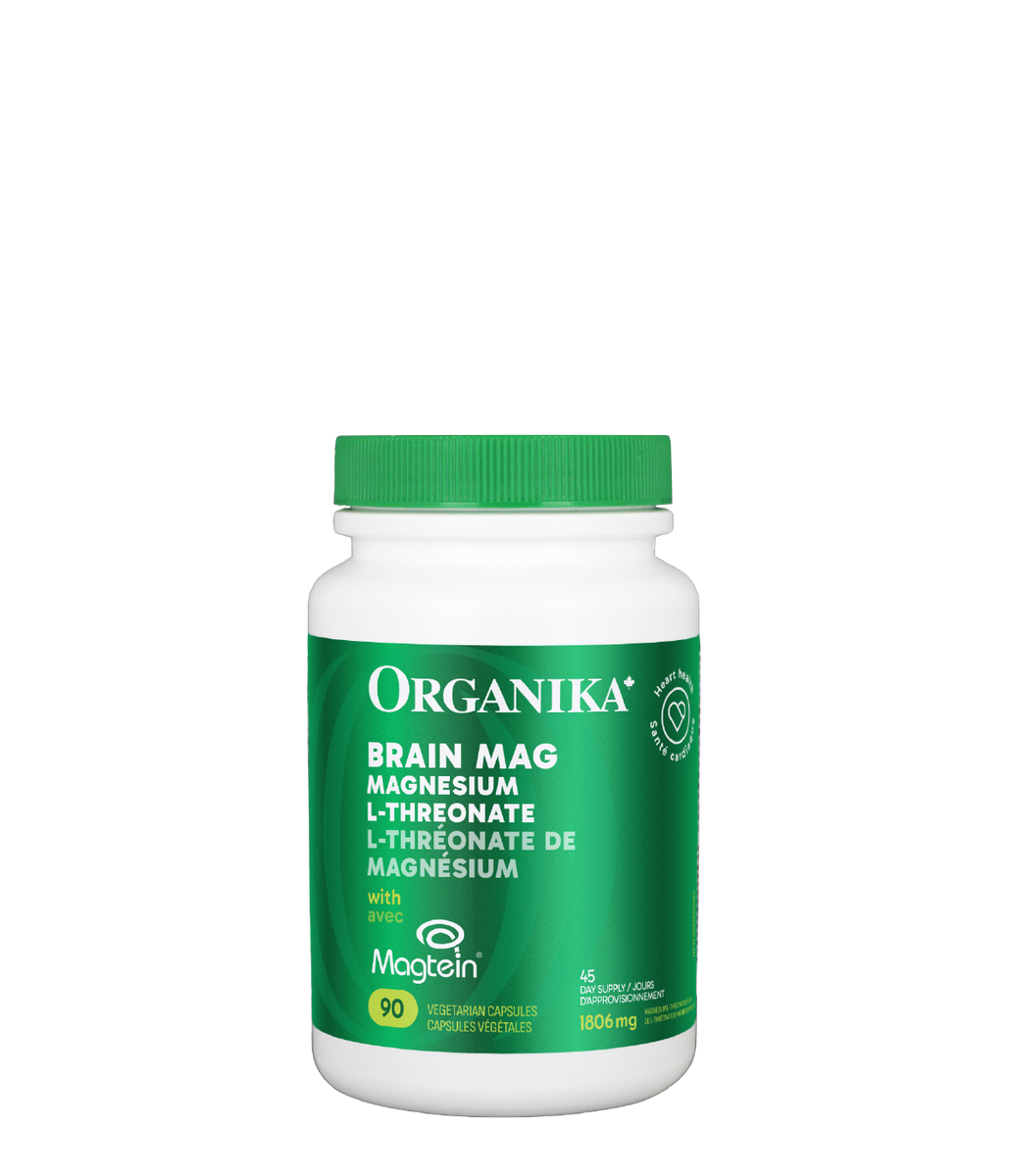 Brain Mag (Magnesium L-Threonate with Magtein) – Organika Health Products
