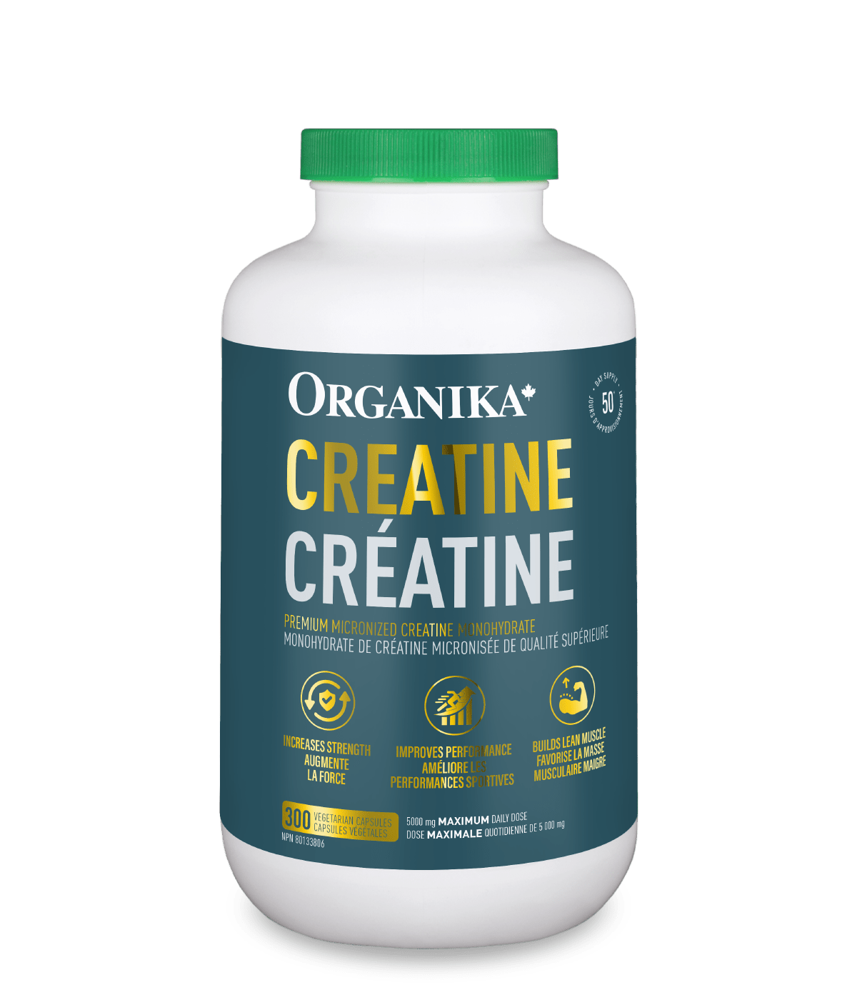 Creatine Capsules | Organika Health Products